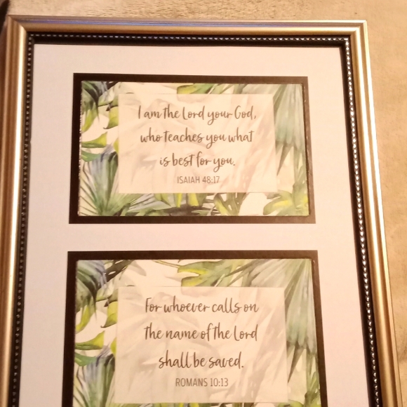 Other | Framed Prayer Cards With Extra Cards To Change Out | Poshmark
